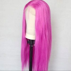 Accessories | 22 Pink Straight Lace Front Wig New | Poshmark